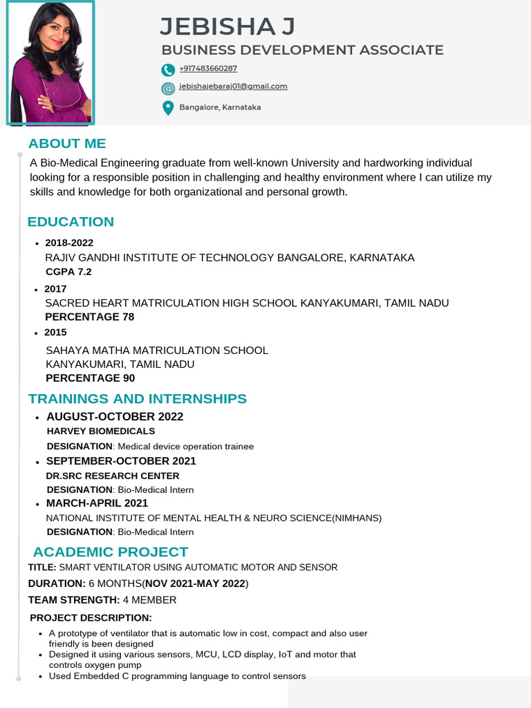 Jebisha_BDA_Resume (1) | PDF | Computing