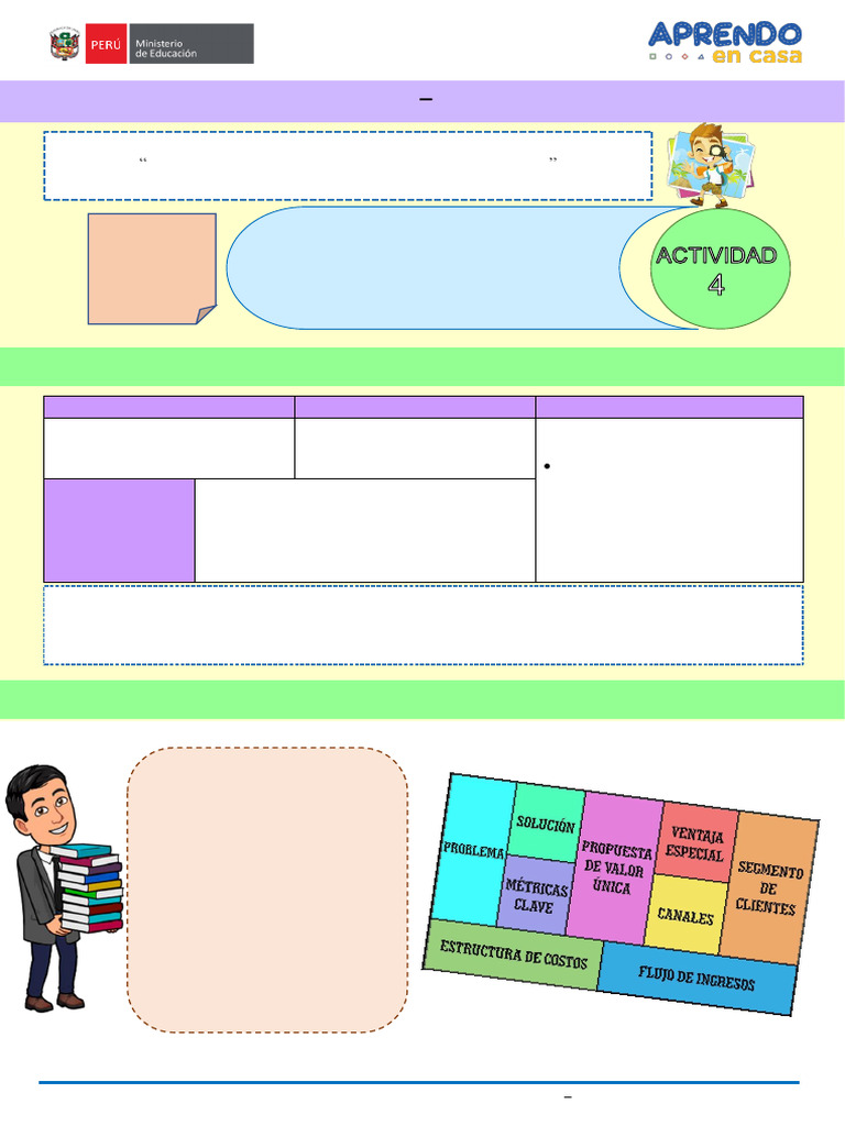 GUIA 4 PUNTO DE EQUILIBRIO - ACT4 - 3° y 4° GRADO - SEM 4 | PDF | Iniciativa empresarial