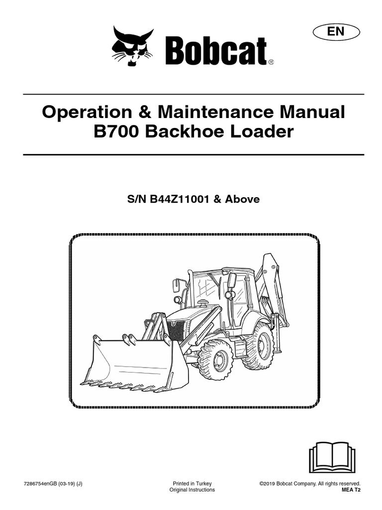 B700 7286754 enGB Om | PDF | Loader (Equipment)