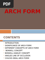 Arch Forms | PDF | Orthodontics | Mouth
