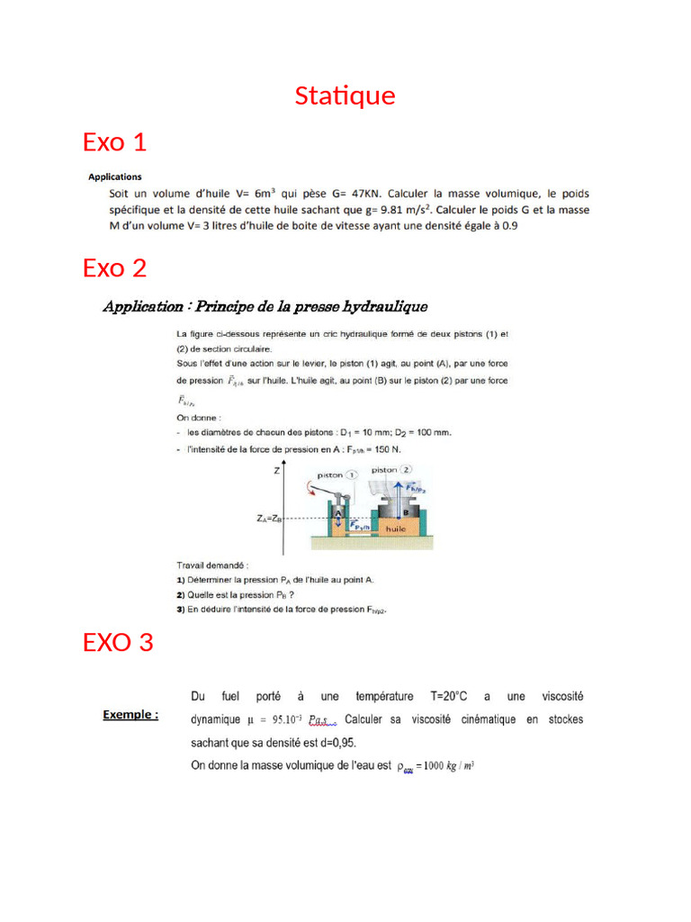 TD Statique | PDF