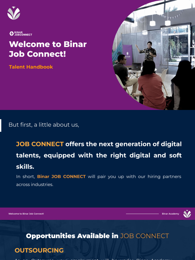 Binar Job Connect - Talent's Handbook | PDF | Recruitment | Employment