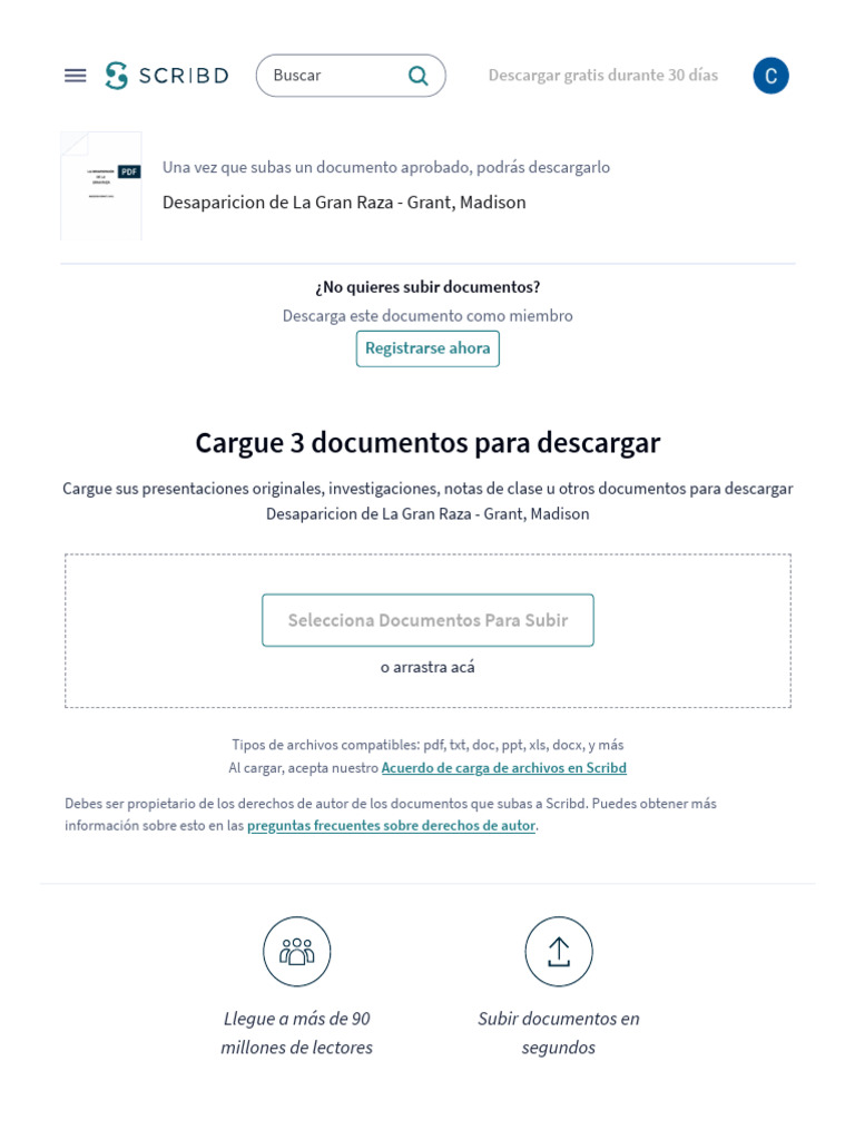 Suba Un Documento - Scribd | PDF
