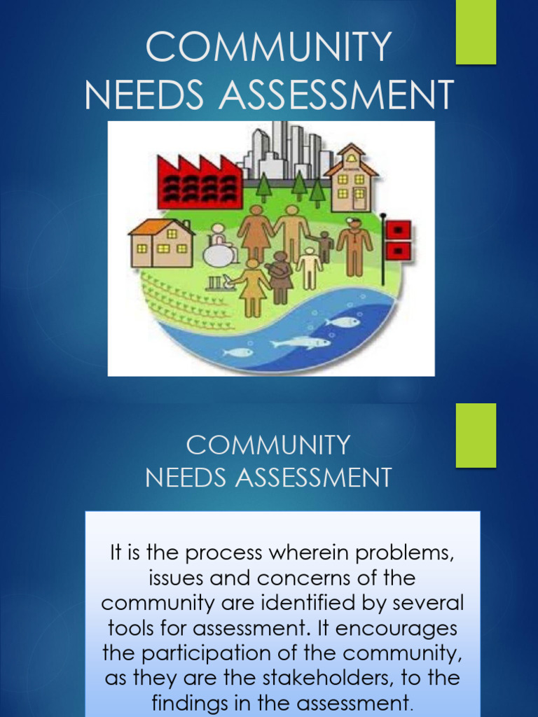 Week 3 Community Needs Assessment | PDF | Survey Methodology | Needs ...