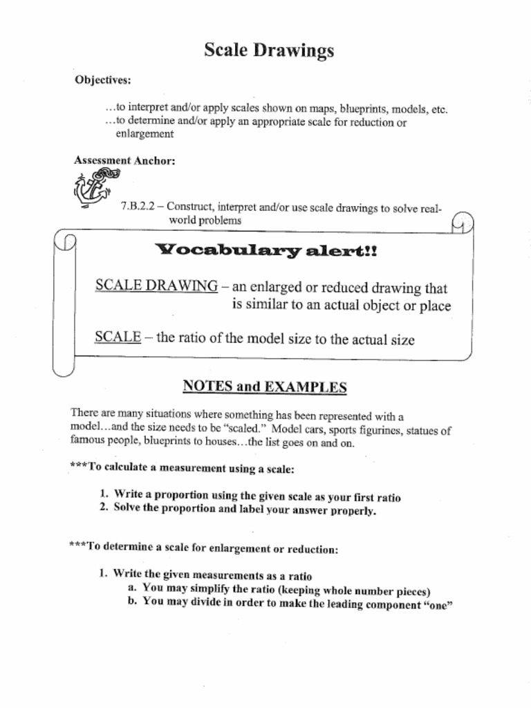 Scale Drawings | PDF