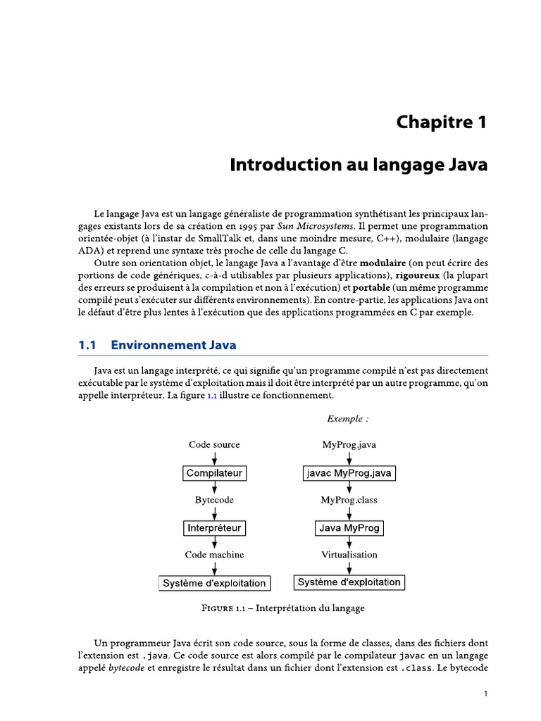 Cours Poo Java Pour Eeat3 Chapitre1 | PDF