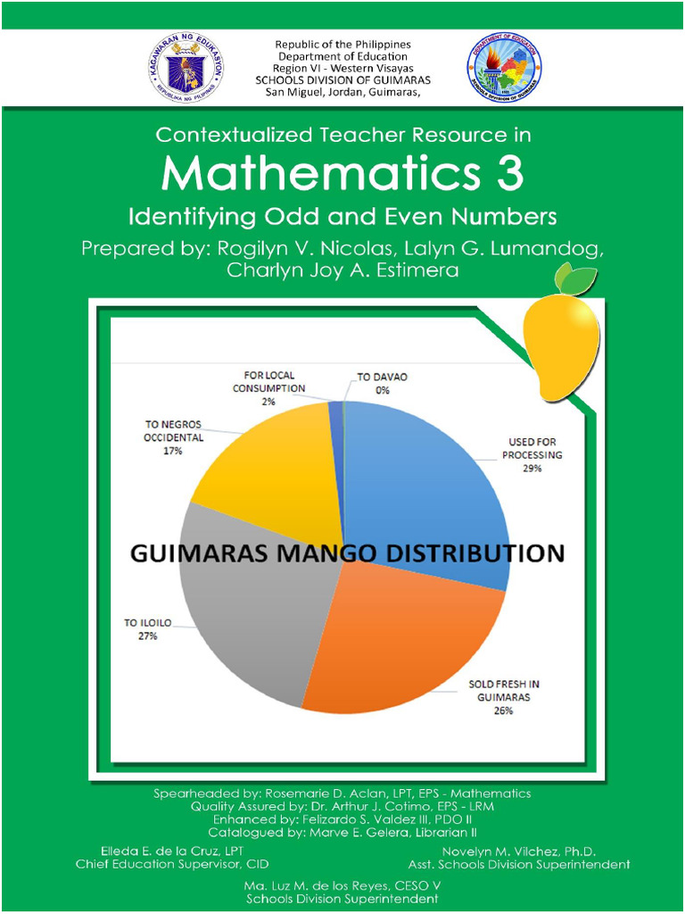 Contextualized Teacher Resource in Mathematics 3 Identifying Odd and Even v1.0 | PDF | Learning