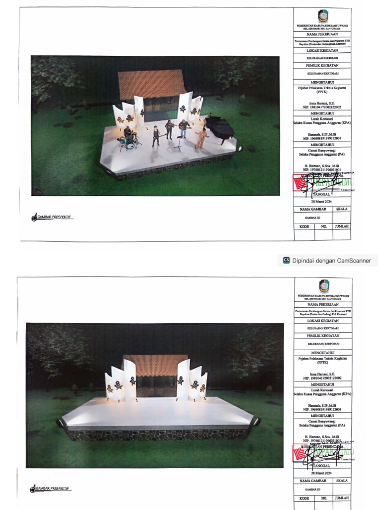 Gambar Pentas Dan Gudang RTH Kertosari 2024 1 | PDF