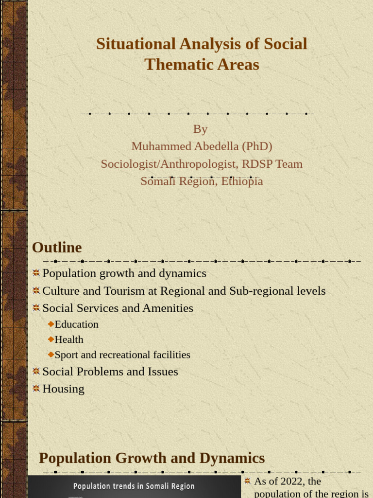 Situational Analysis - Social | PDF | Poverty | Poverty & Homelessness