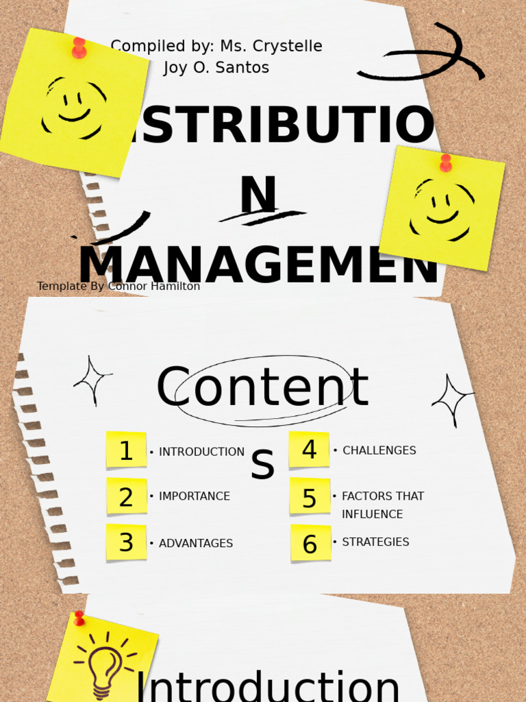 Module 1 Distribution Management | PDF | Warehouse | Market (Economics)