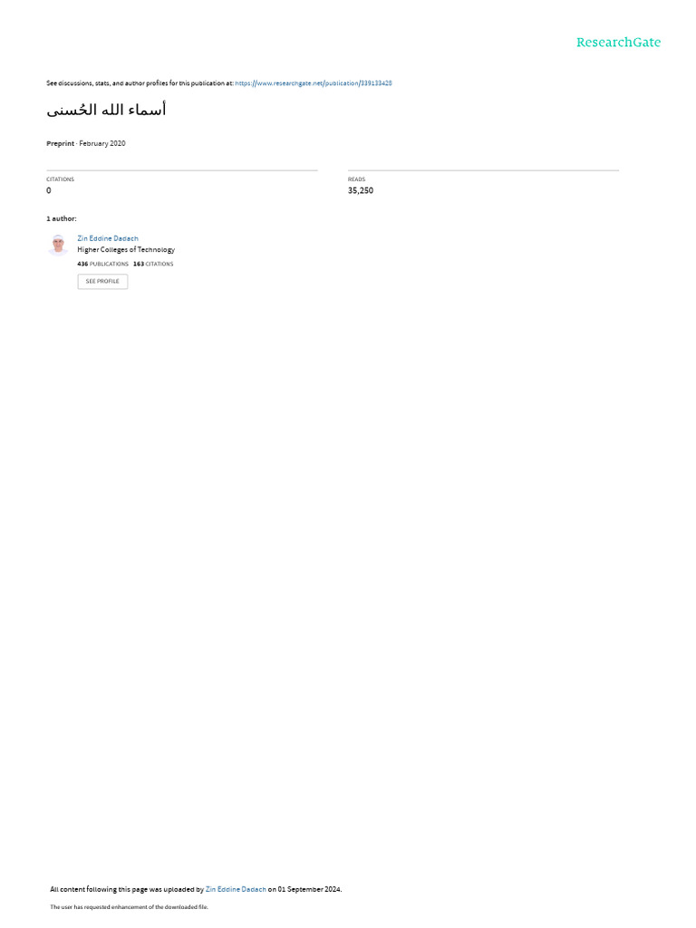 February 2020: Preprint | PDF