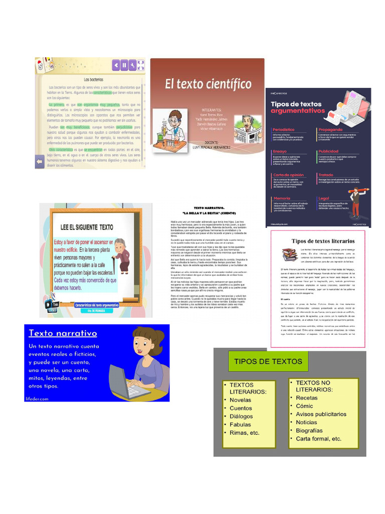 Tipo de Textos | PDF