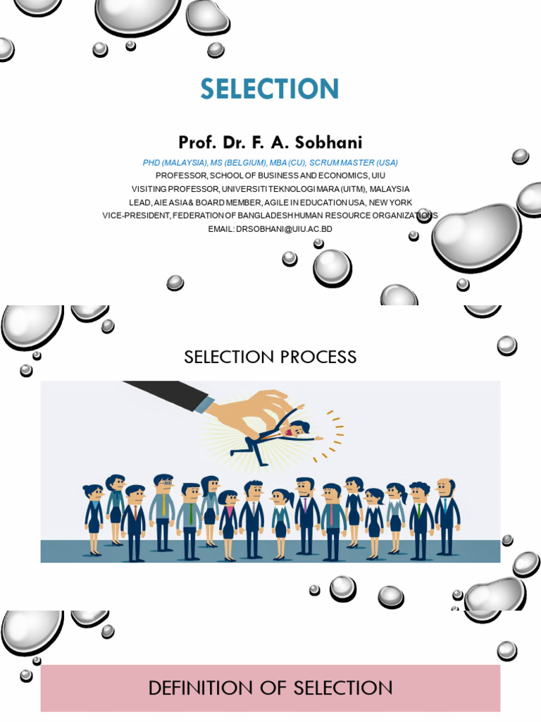 Selection | PDF | Cognition | Psychology