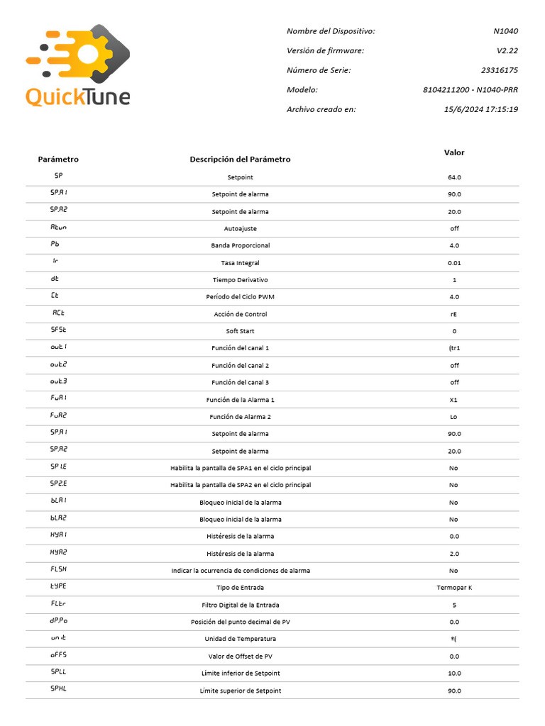 reporte_configuracion_novus | PDF