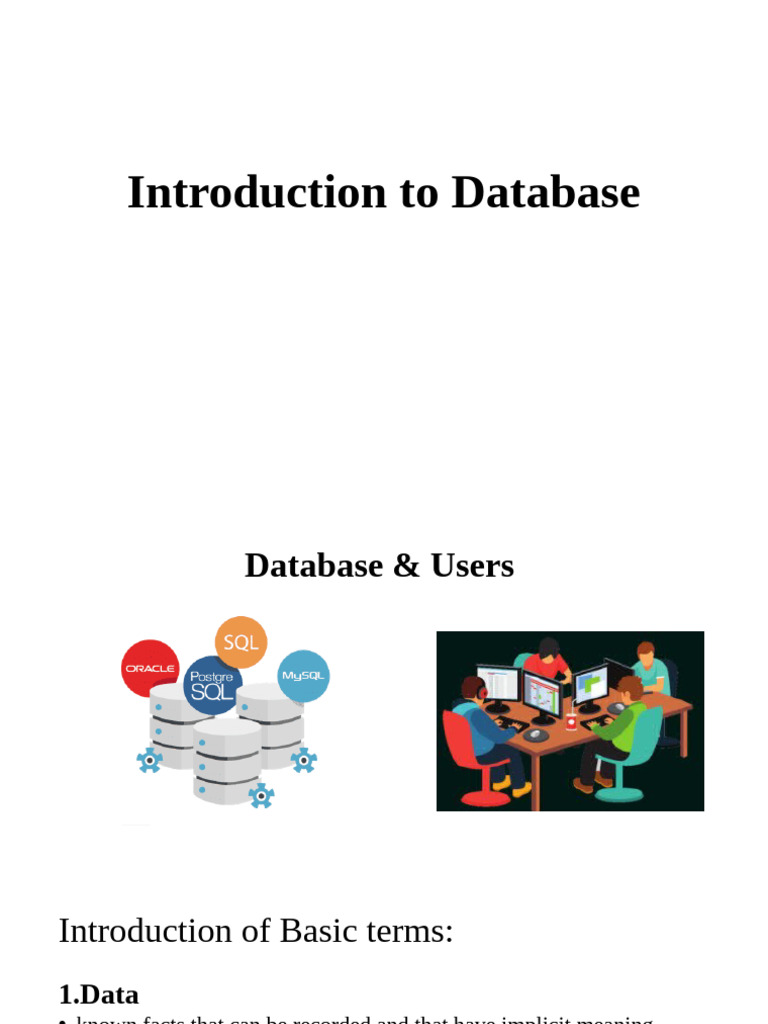 1.Database and Users | PDF | Databases | Database Transaction 1.Database and Users | PDF | Databases | Database Transaction