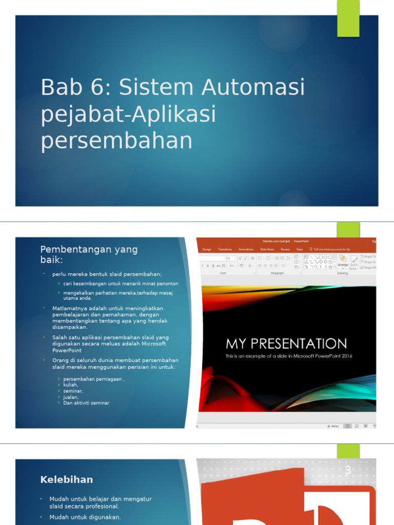 Slide_JA221_BAB 6_SISTEM AUTOMASI PEJABAT-PERSEMBAHAN | PDF
