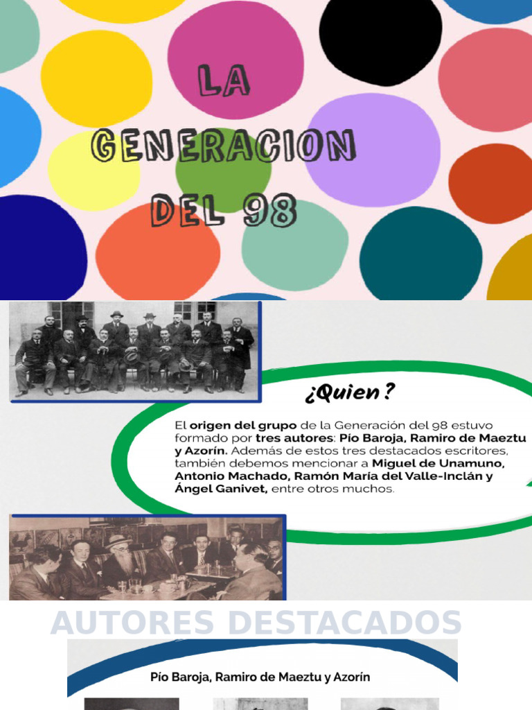 Generacion Del 98 | PDF