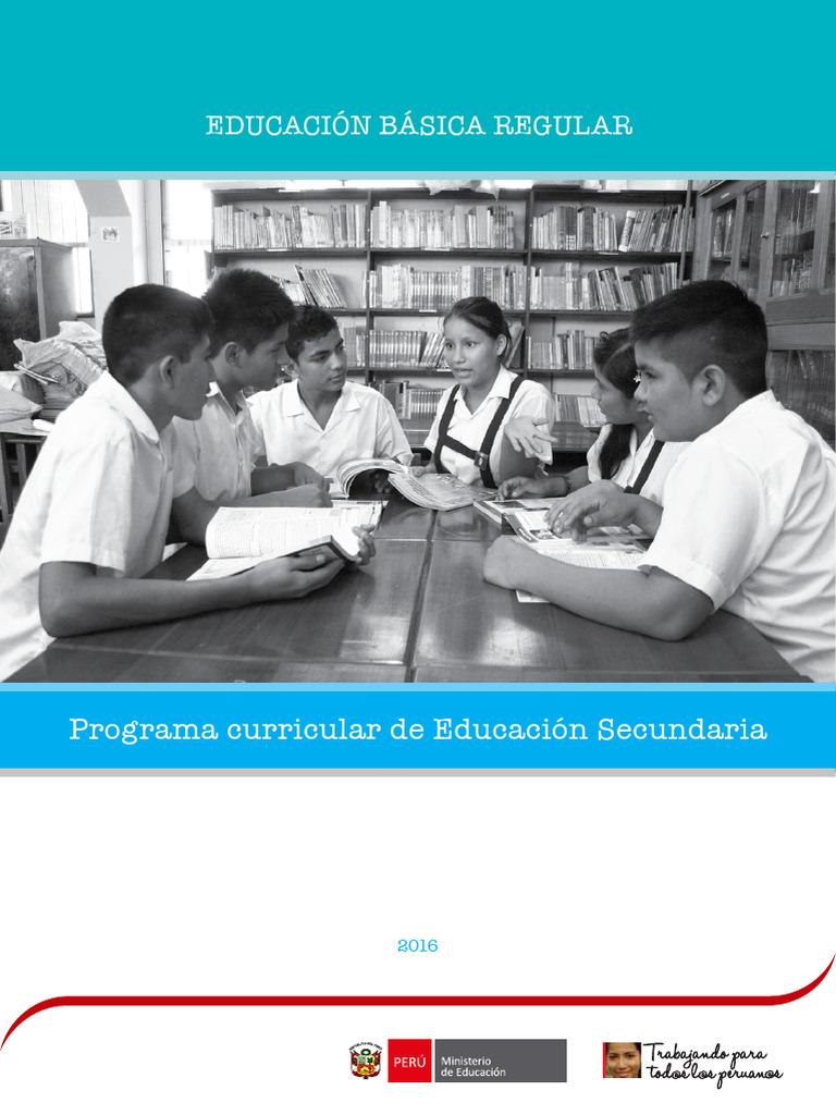 Programa Curricular SECUNDARIA DISEÑA TRA | PDF | Plan de estudios ...