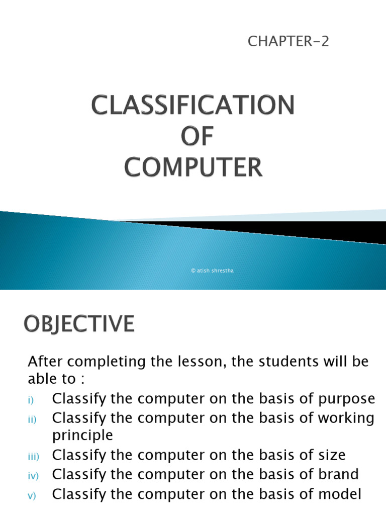 Classification of Computer Student | PDF | Personal Computers | Ibm Pc ...