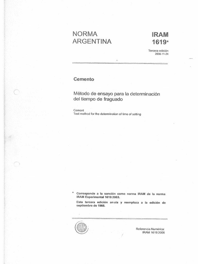 Iram 1619 | PDF
