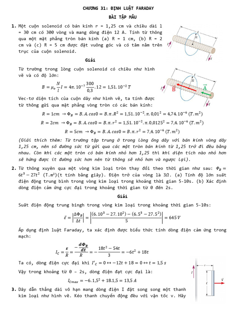 BT mẫu và BT tự giải C31 | PDF