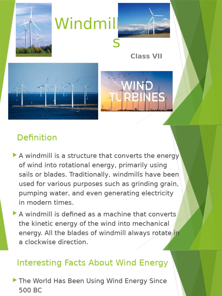 Understanding Windmills and Turbines | PDF | Wind Power | Wind Turbine
