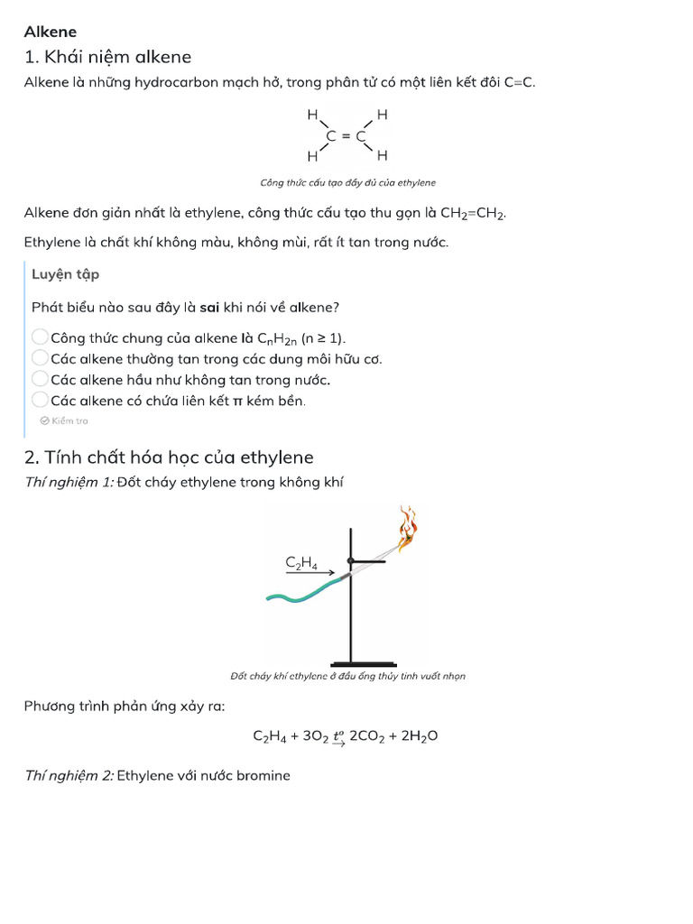 Alkene | PDF