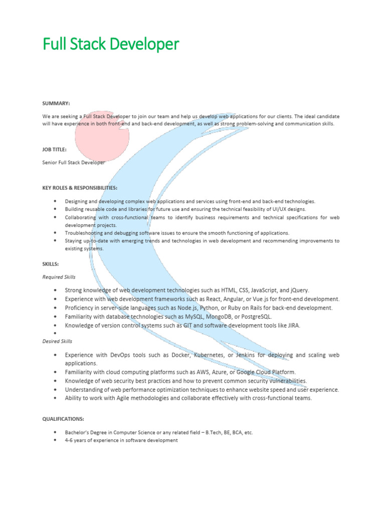 97 - 1 - Story - Content - External - Files - 2 - Full Stack Developer | PDF | Web Development ...