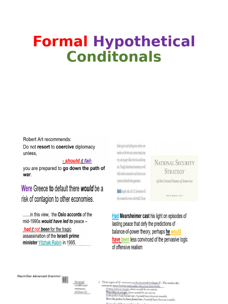 Conditionals | PDF