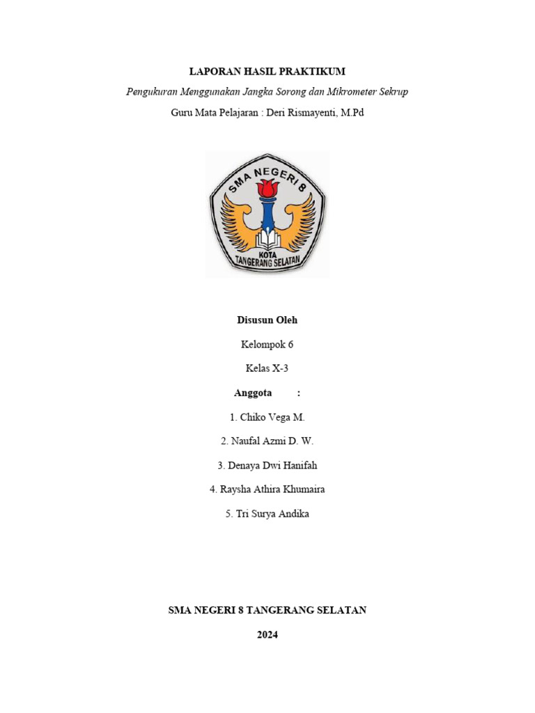 Format Laporan Praktikum Kel 6 | PDF
