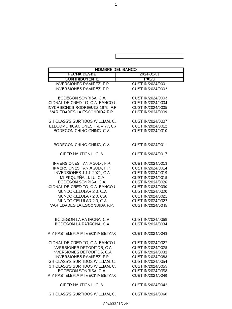 Reporte de Tesorería 2024 | PDF | Impuestos | Capital (economía)
