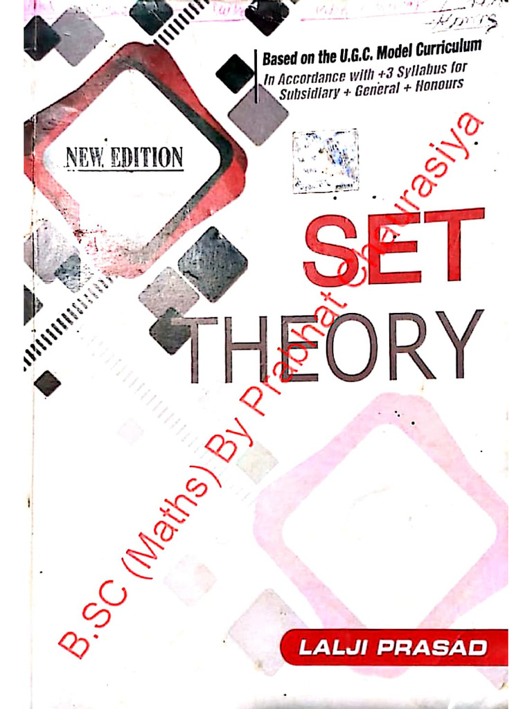 Set Theory Lalji Prasad | PDF