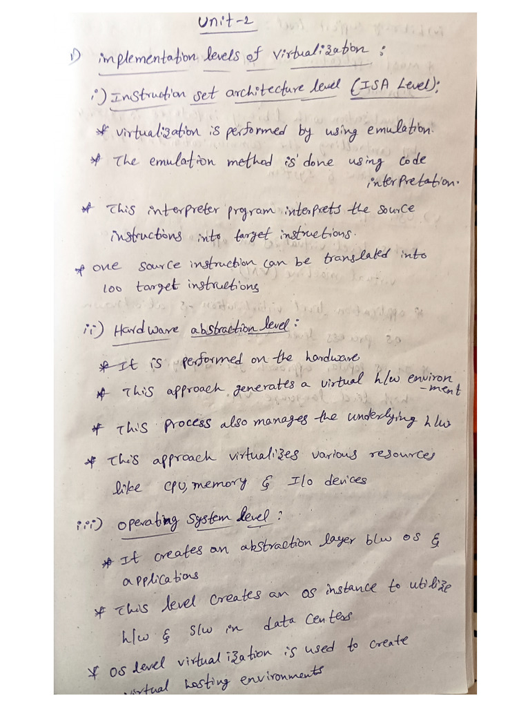 CC UNIT-2 Hand Written | PDF