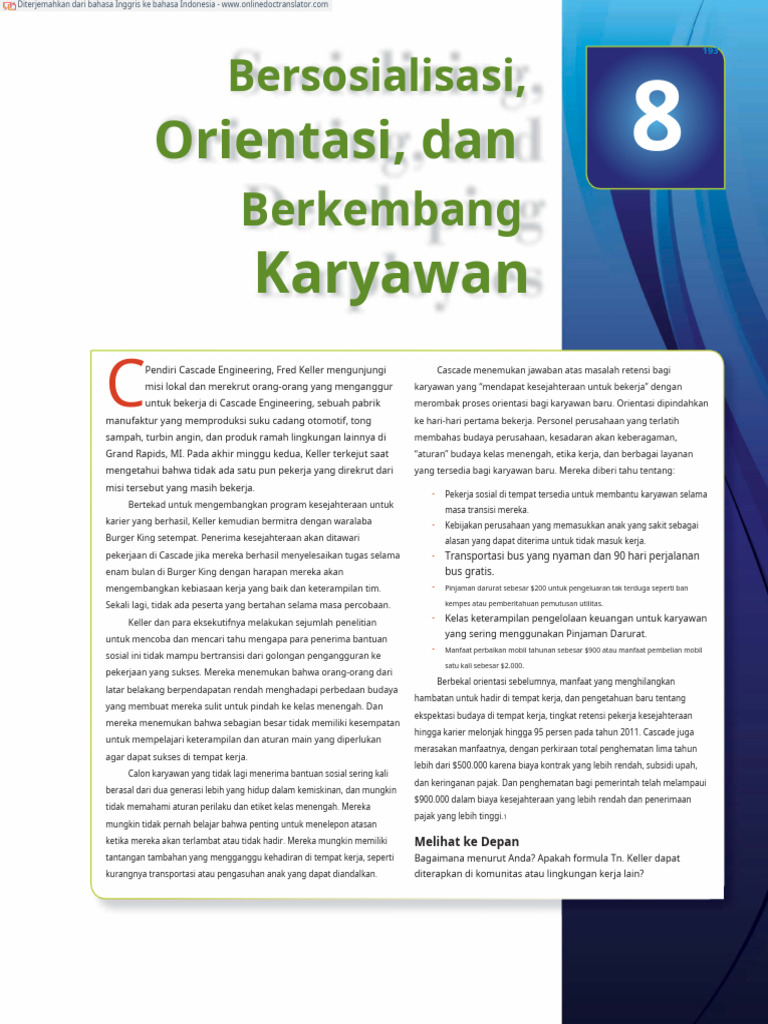Program Orientasi Karyawan Efektif | PDF