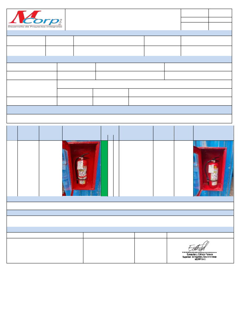 2.1 RM-050-2013-TR - Inspeccion de Extin - Ala - Oct | PDF
