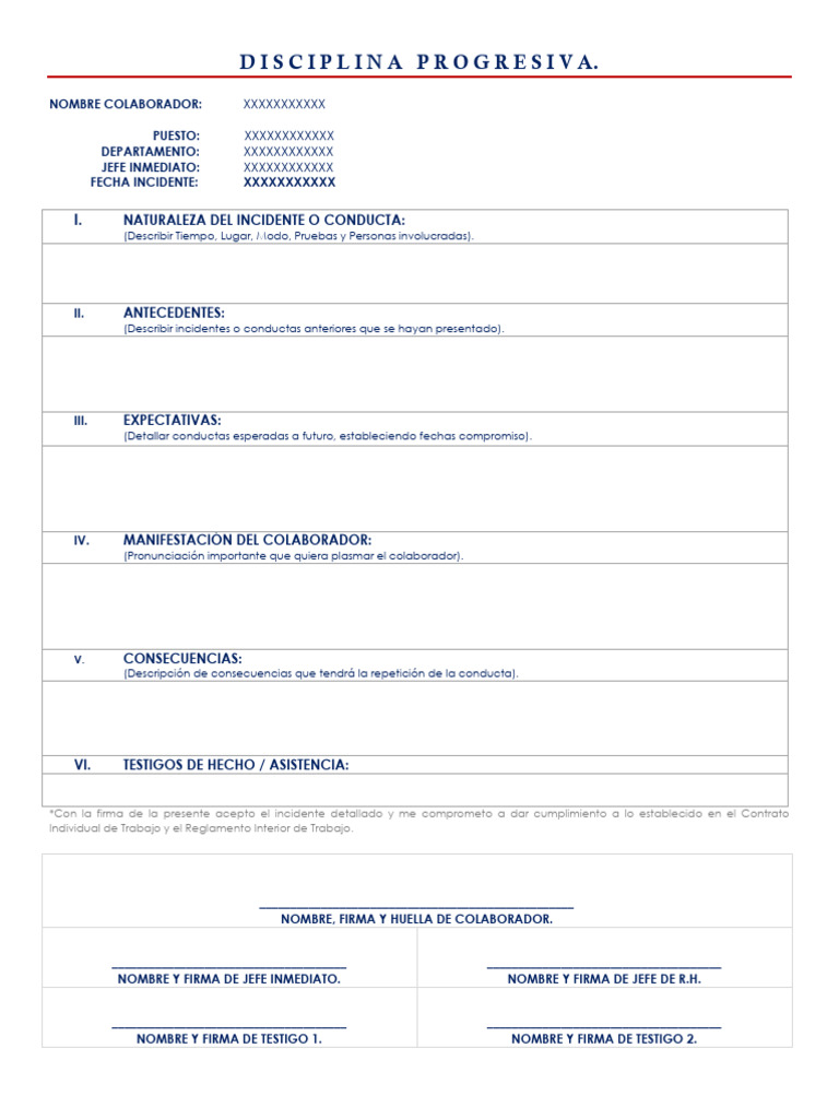 Disciplina Progresiva. | PDF