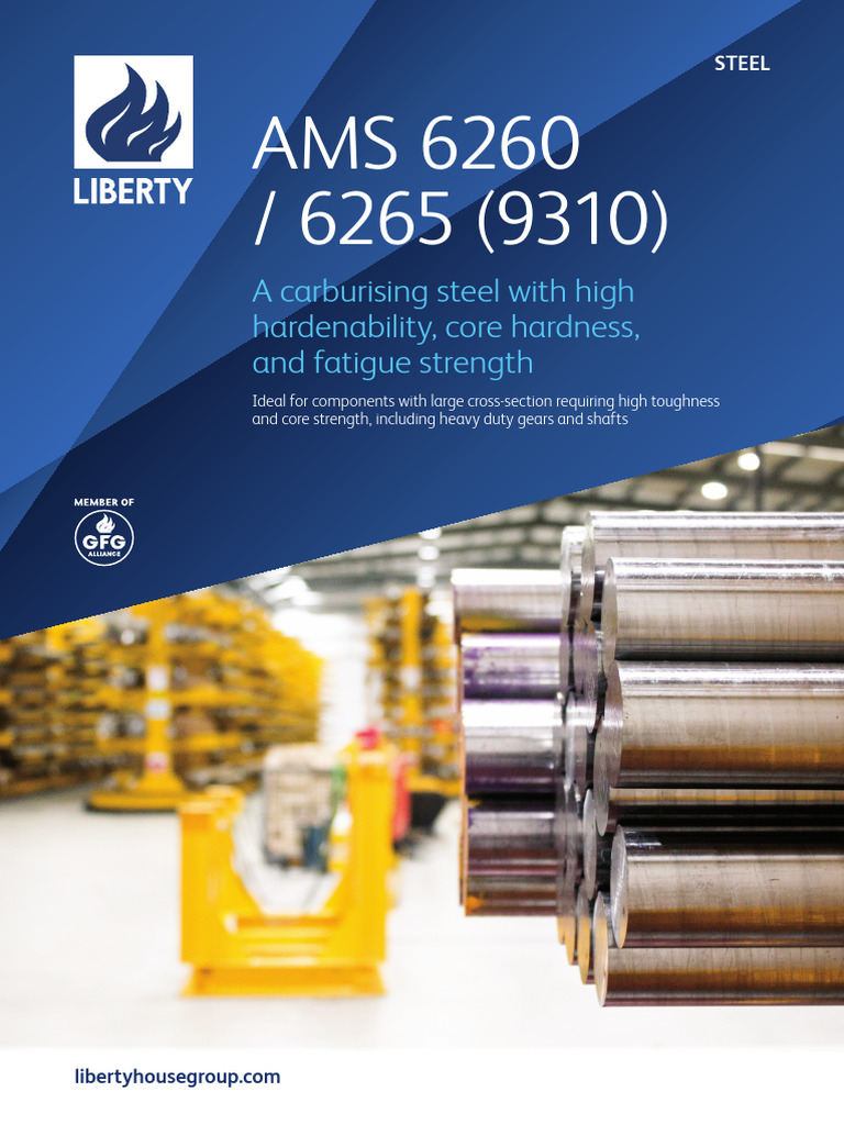 Aerospace-AMS-6260-6265-9310 | PDF | Strength Of Materials | Steel