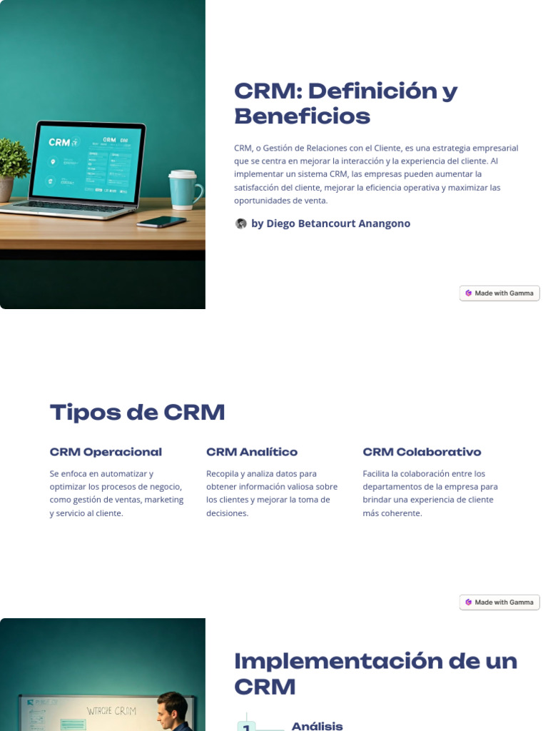 CRM Definicion y Beneficios | PDF | Gestión de la relación con el cliente | Marketing