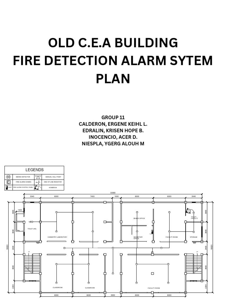 OLD C.E.A BUILDING FIRE DETECTIION ALARM SYTEM PLAN GROUP 11 Merged ...