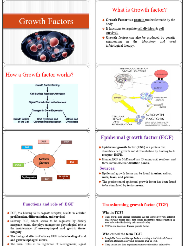 Understanding Growth Factors and Their Roles | PDF | Interleukin 2 ...
