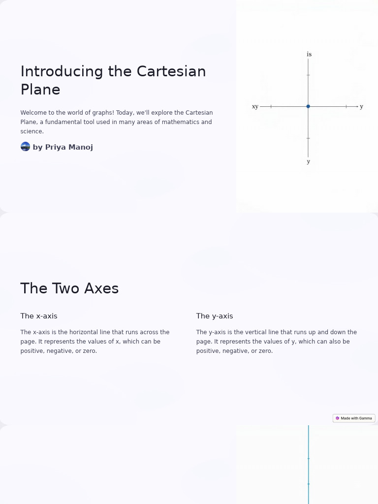 Introducing The Cartesian Plane | PDF | Cartesian Coordinate System ...