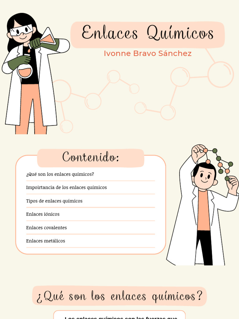 Enlaces Químicos y regla del octeto | PDF | Enlace covalente | Enlace químico