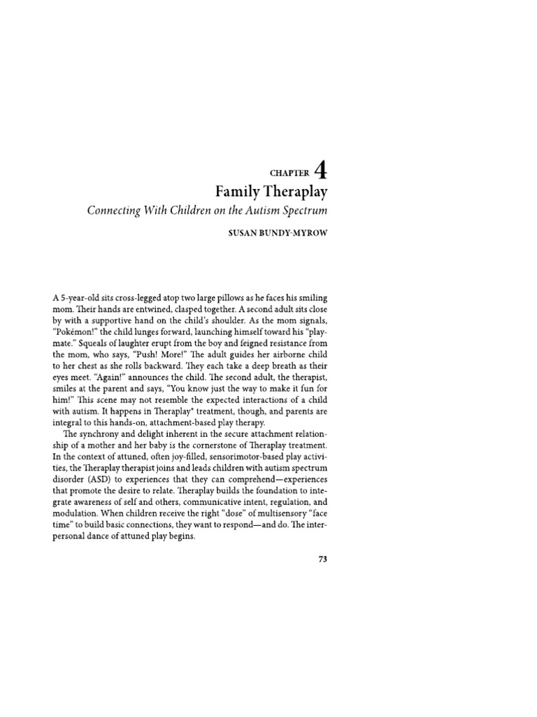 Theraplay With ASD | PDF