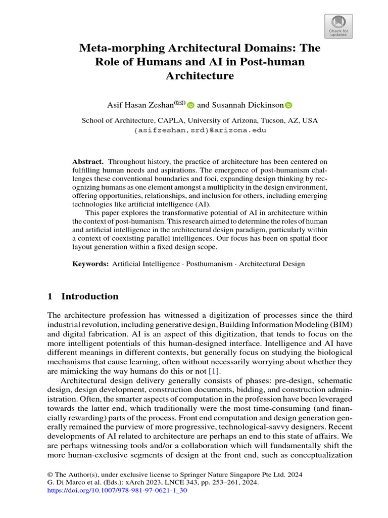 Meta Morphing Architectural Domains The | PDF | Artificial Intelligence | Intelligence (AI ...