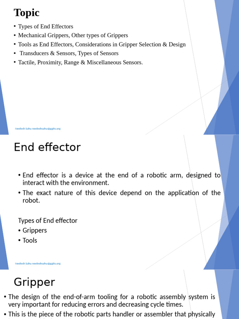 Sensors and End Effector | PDF | Capacitor | Electromagnetism