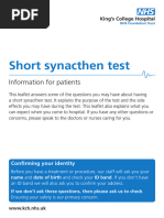 Canine ACTH Stimulation Test Protocol | PDF | Health Care | Medical ...