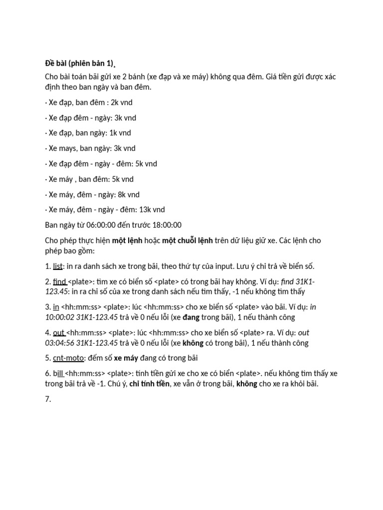 Bai Do Xe | PDF