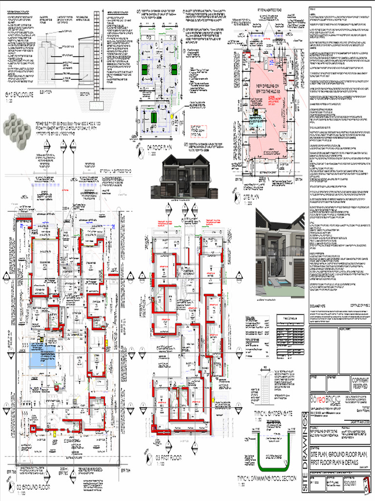 Erf 750 The Hills x6 REV 6 SITE DRAWINGS | PDF | Civil Engineering ...