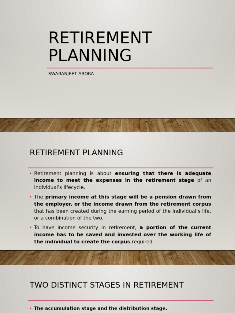 Retirement Planning | PDF | Cost Of Living | Retirement