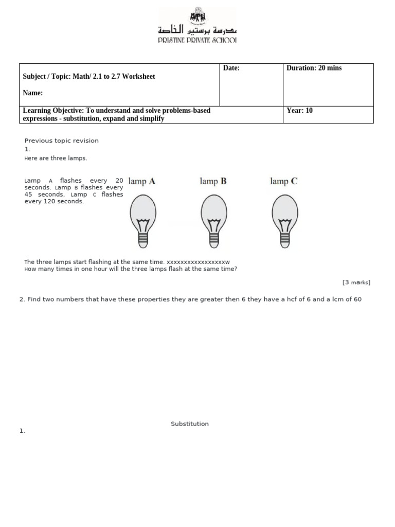 Unit 1 Chapter 2-Worksheet | PDF